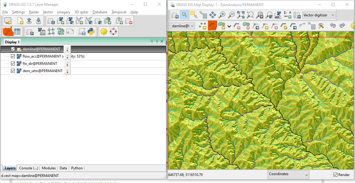 GIS Tutorials - 3 Analysis of Dam Storage